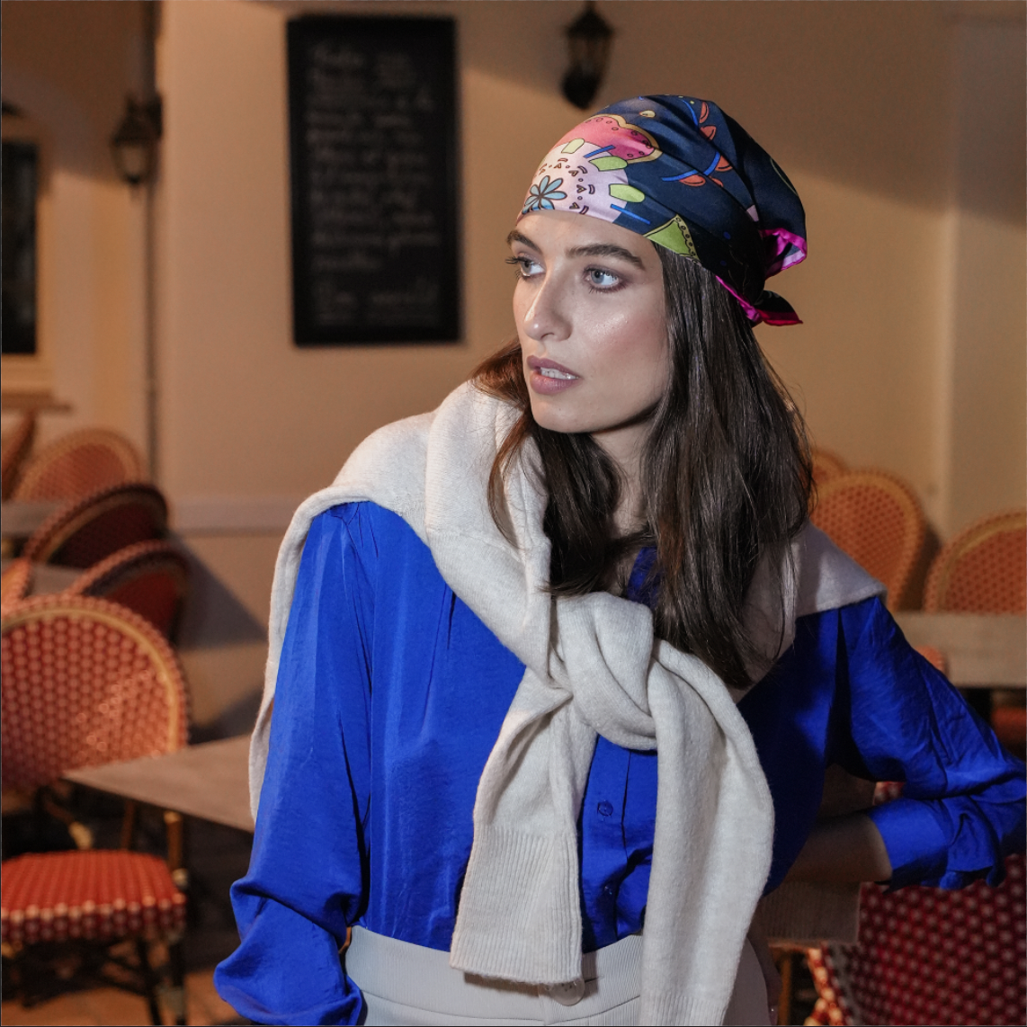 Batik Folk Print Silk Scarf A Gorgeous T Fortunes Favour